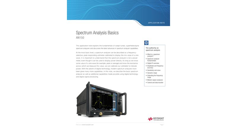 N9010B EXA Signal Analyzer | Keysight